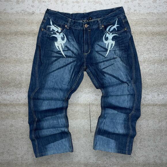 ink sinners | Jeans | Vintage Skater Wide Leg Jeans Ink Sinners Dark ...